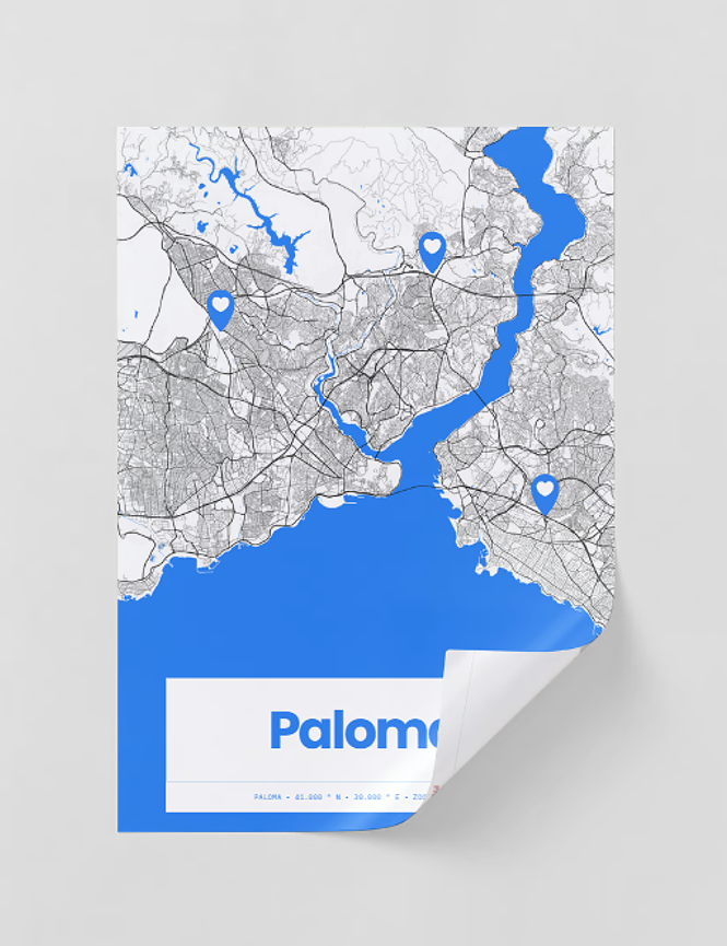 Create unique, printable maps with maplooove.